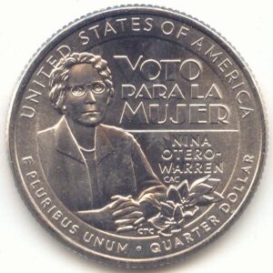 2022 D American Women, Washington Nina Otero-Warren Quarter Uncirculated