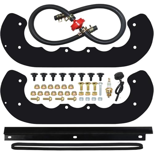 BOSFLAG 99-9313 Snow Blower Paddles with 55-8760 Scraper 55-9300 Belt Replaces 125-1128, 55-9250, 55-9251, 88-0771 for Toro CCR2000, CCR2400, CCR2500, CCR2500E, CCR2500R, CCR3000 CCR3000E Snowthrowers