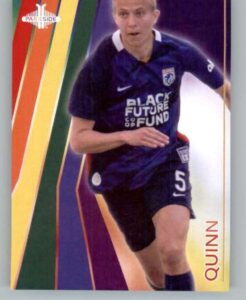 2022 parkside nwsl pride #15 quinn ol reign womens soccer trading card