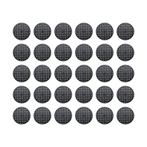 meprotal 30pcs flower pot hole mesh pad plastic bonsai bottom grid mat mesh hole screens prevent soil loss (1.7inch)