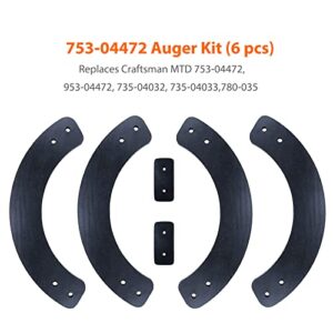 BOSFLAG 753-04472 Auger Kit with 954-0101A V-Belt 946-04091 Cable 946-04237 Cable Replaces MTD 735-04032, 735-04033, 731-0778, 731-0812 for White Outdoor SB221, SB521, SB721, Squall 21" Snow Throwers