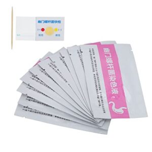 10pcs h pylori test paper set, professional home helicobacter pylori test, helicobacter pylori is an important pathogenic source of stomach diseases