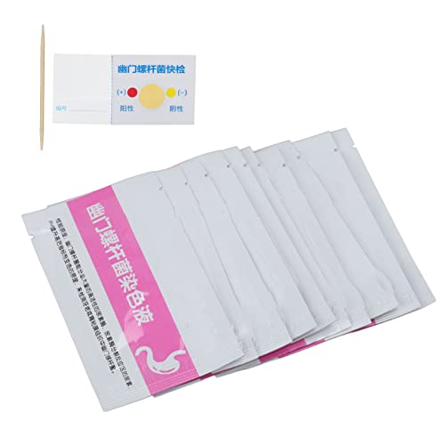 10pcs H Pylori Test Paper Set, Professional Home Helicobacter Pylori Test, Helicobacter Pylori is an Important pathogenic Source of Stomach Diseases