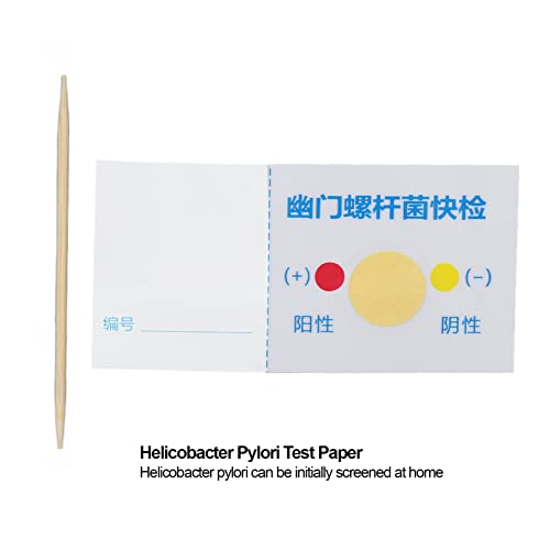 10pcs H Pylori Test Paper Set, Professional Home Helicobacter Pylori Test, Helicobacter Pylori is an Important pathogenic Source of Stomach Diseases