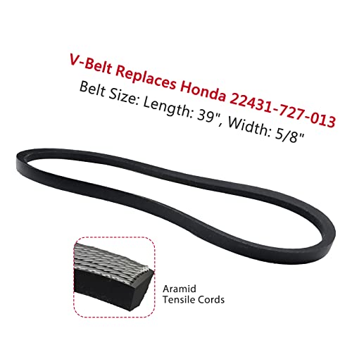 GELASKA HS35 Auger Rubber Paddles with 22431-727-013, 23161-952-771 V-Belt Replaces Honda 72521-730-003, 72552-730-003, 1003375, 1003391 for Honda HS35 A Snow Blowers