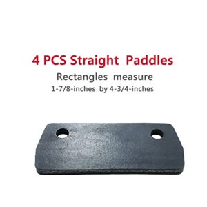 GELASKA HS35 Auger Rubber Paddles with 22431-727-013, 23161-952-771 V-Belt Replaces Honda 72521-730-003, 72552-730-003, 1003375, 1003391 for Honda HS35 A Snow Blowers