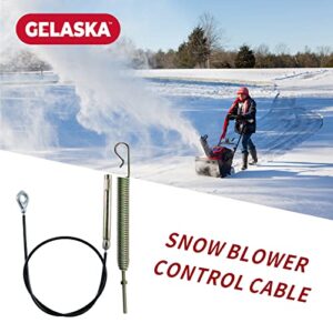 GELASKA 2 Pack 06900438 Control Cable Replaces Ariens 06900438 for Ariens Compact 22, Compact 24, SNO-Tek 24, SNO-Tek 28, SNO-Tek 24, Compact 24, AMP 24 Snowblowers