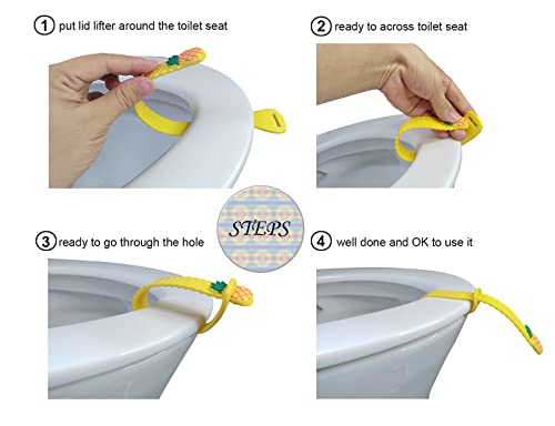 10PCS Toilet Seat Lifter Handle,Toilet Lid Lifter,Toilet Seat Cover Lifer,Toilet Seat Holder Lift Tools,Bathroom Toilet Accessories for Home,Office,Hotel.Make Your Life More Hygienic.XIWUMOER