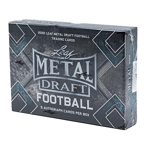 2022 Leaf Metal Draft Football Hobby Box