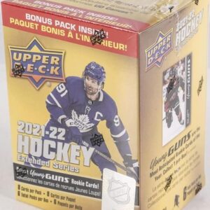 2021 2022 Upper Deck Hockey EXTENDED Series Factory Sealed Unopened Blaster Box of Packs Possible Young Guns Rookies and Jerseys