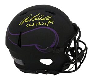 jared allen signed minnesota vikings authentic eclipse helmet skol bas