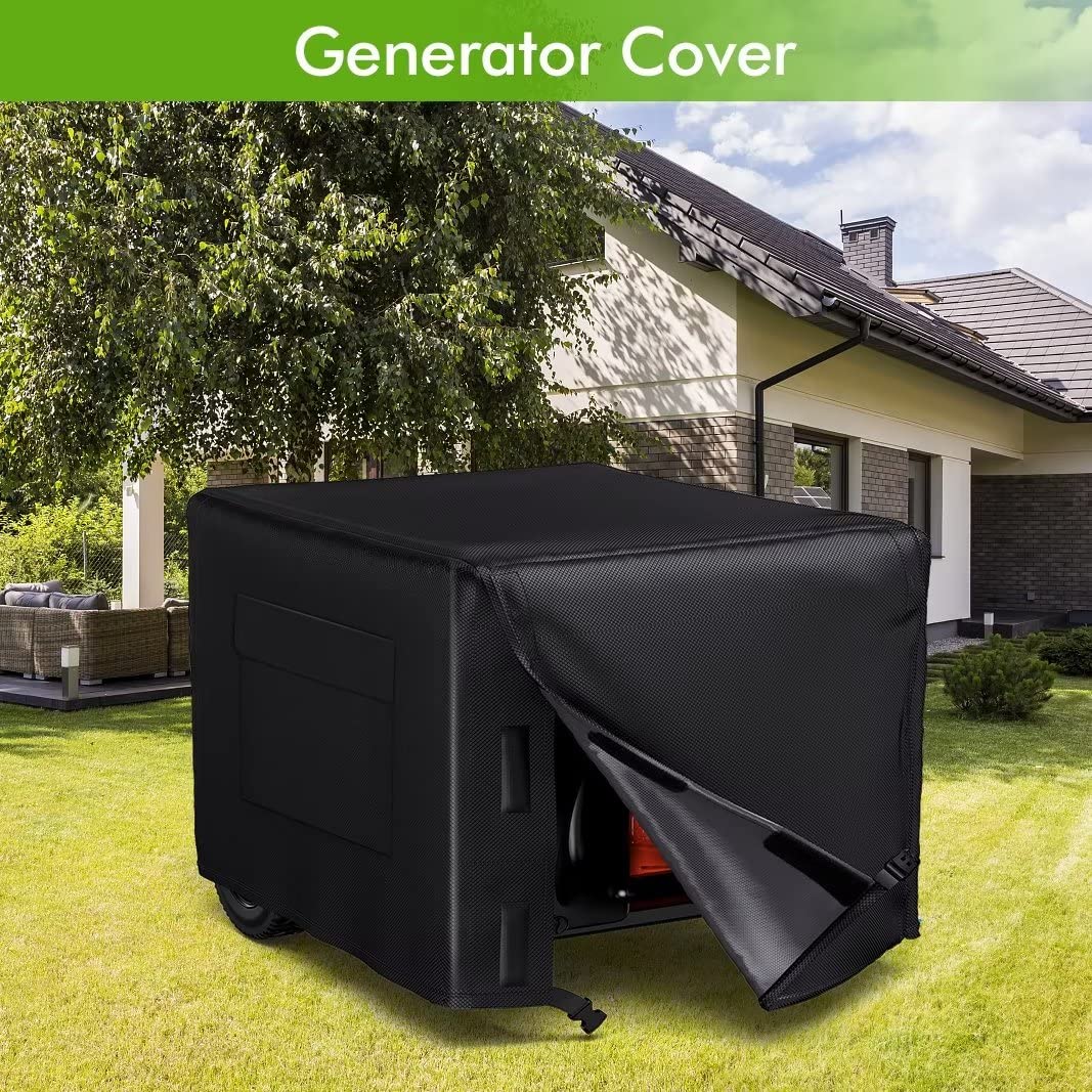 WLEAFJ Generator Cover Heavy Duty Waterproof, Universal Portable Generator Cover 24”L x 18”W x 20”H - for iGen 4500 and Predator 3500