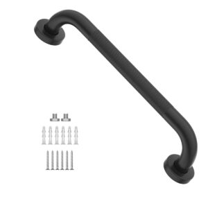 20 inch anti slip shower grab bar oil rubbed black 1.25" diameter,munzong bathroom grab bar, knurled bathroom balance bar,safety hand rail support handicap elderly senior assist bath handle