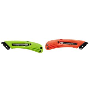 pacific handy cutter s5 safety cutter bundle for right and left handed users | film cutter, tape splitter, utility knife