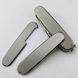 creationspace 91MM Swiss Army Knife Titanium Alloy Patch Change Handle DIY Knife 91mm Swiss Army Knife ( Size : Flat pattern ) Onecolor