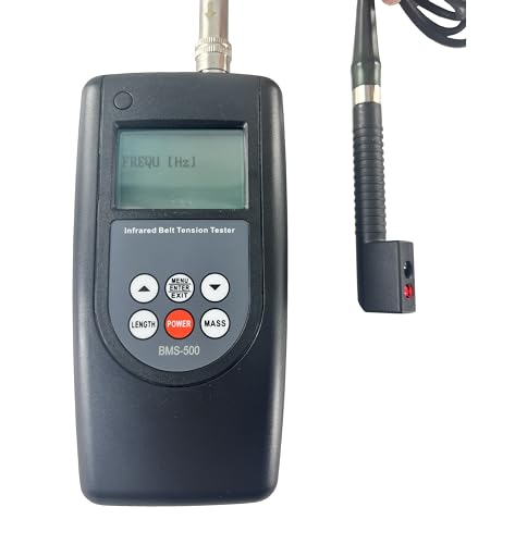 CNYST Infrared Belt Tension Meter Tester Gauge Belt Tensiometer with Laser Sensor Measurement Range 10Hz~500Hz Measure Belt Tension in Motors and Other Machinery