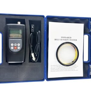 CNYST Infrared Belt Tension Meter Tester Gauge Belt Tensiometer with Laser Sensor Measurement Range 10Hz~500Hz Measure Belt Tension in Motors and Other Machinery