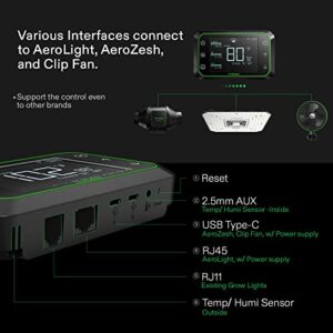 VIVOSUN GrowHub Controller E42, Smart Environmental WiFi-Controller with Temperature, Humidity, Timer, Cycle, Schedule Controls, for Grow Tent Cooling Ventilation Lighting