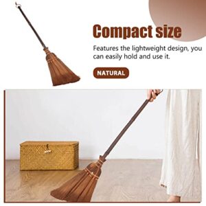 DOITOOL Broom Small Broom for Kids and Toddlers, Wood Handle Broom, Kids Size 23.2”, Toy Broom Cinnamon Broom