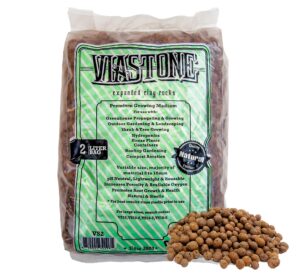 viagrow viastone, expanded clay pebbles (2 liter, 1 pack)