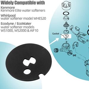 Water Softener Venturi Gasket, Compatible with Kenmore, Kenmore Elite & Ecodyne, Whirlpool, Kenmore Water Softener Parts Replacement, Part Number 7204362（6 PACK)