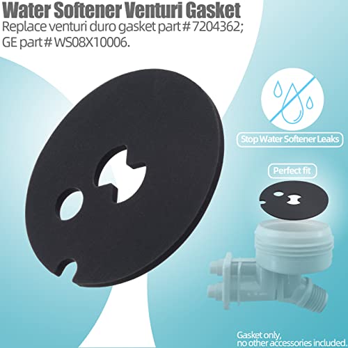 Water Softener Venturi Gasket, Compatible with Kenmore, Kenmore Elite & Ecodyne, Whirlpool, Kenmore Water Softener Parts Replacement, Part Number 7204362（6 PACK)