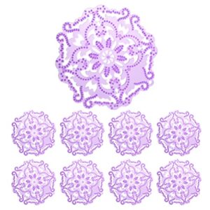 ultechnovo 10pcs urinal screen deodorizer flower urinal pad with scent anti- splatter urinal mat odor freshener toilet supplies for bathrooms restrooms office purple