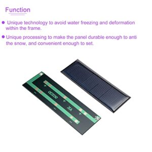 DMiotech 5 Pack 5.5V 60mA 90mm x 30mm Mini Solar Panel Cell for DIY Electric Power Project