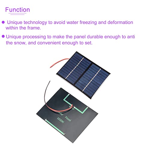 DMiotech 12V 1.5W 115mm x 90mm Mini Solar Panel Cell for DIY Electrical Power Project