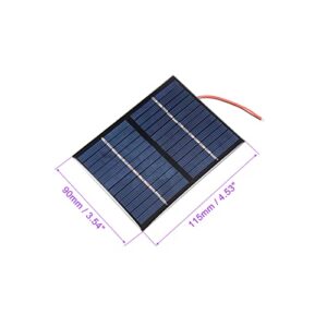 DMiotech 12V 1.5W 115mm x 90mm Mini Solar Panel Cell for DIY Electrical Power Project