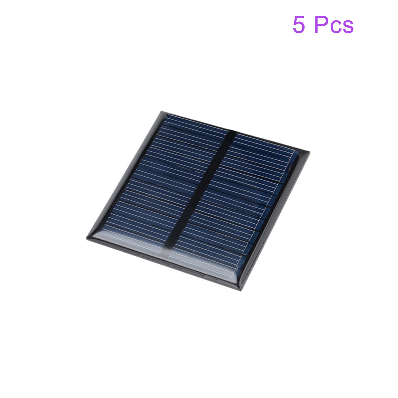 DMiotech 5 Pack 5.5V 60mA 60mm x 60mm Mini Solar Panel Cell for DIY Electric Power Project