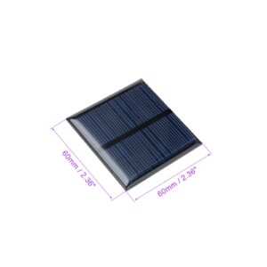 DMiotech 5 Pack 5.5V 60mA 60mm x 60mm Mini Solar Panel Cell for DIY Electric Power Project