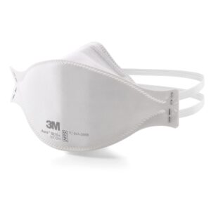 3M Aura Particulate Respirator 9210+, N95, Pack of 20 Disposable Respirators, Convenient Individually Wrapped, Stapled Flat Fold Design, Low Profile Design Reduces Eyewear Fogging