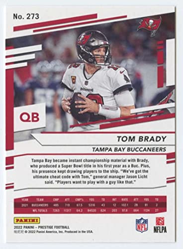 2022 Panini Prestige #273 Tom Brady NM-MT Tampa Bay Buccaneers Football