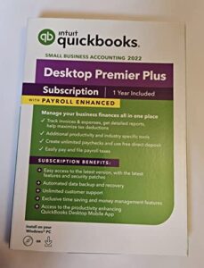 quickbooks desktop premier plus 2022 - subscription - 1 year