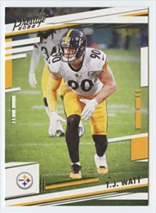 2022 panini prestige #250 t.j. watt nm-mt pittsburgh steelers football