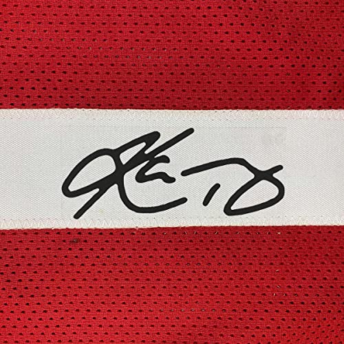 Facsimile Autographed Kyler Murray Oklahoma Red Reprint Laser Auto College Football Jersey Size Men's XL