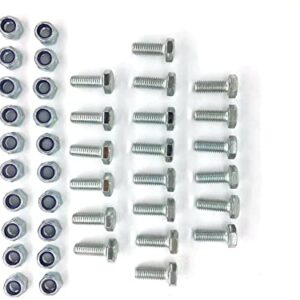 Aettb Replacement Auger Shear pin Bolts and Nuts for Snow Blower HS1132 HS928 HS828 HS724 HS624 (Set of 20)