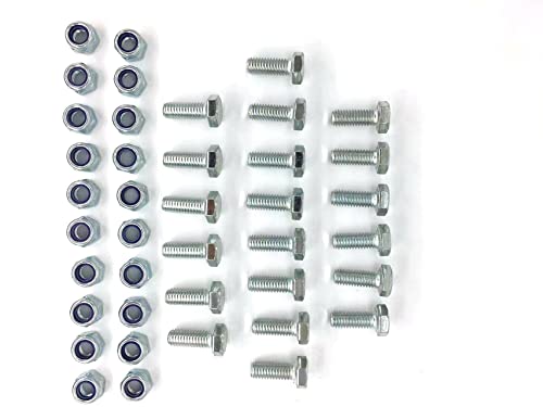 Aettb Replacement Auger Shear pin Bolts and Nuts for Snow Blower HS1132 HS928 HS828 HS724 HS624 (Set of 20)