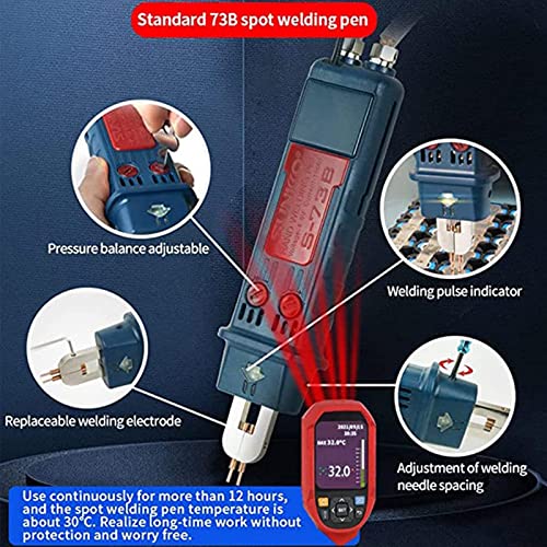 CHUNTIANMEI 801D Battery Spot Welder 12KW Capacitor Energy Storage Spot Welding Machine,Portable Precision Pulse Battery Welding Equipment,for 18650,14500 Lithium Battery Pack Building