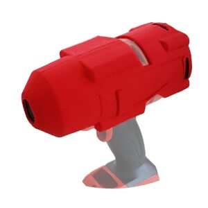 nxpoxs 49-16-2767 high torque impact protective boot fit for milwaukee m18 fuel torque impact wrench 2767-20 & 2863-20 red