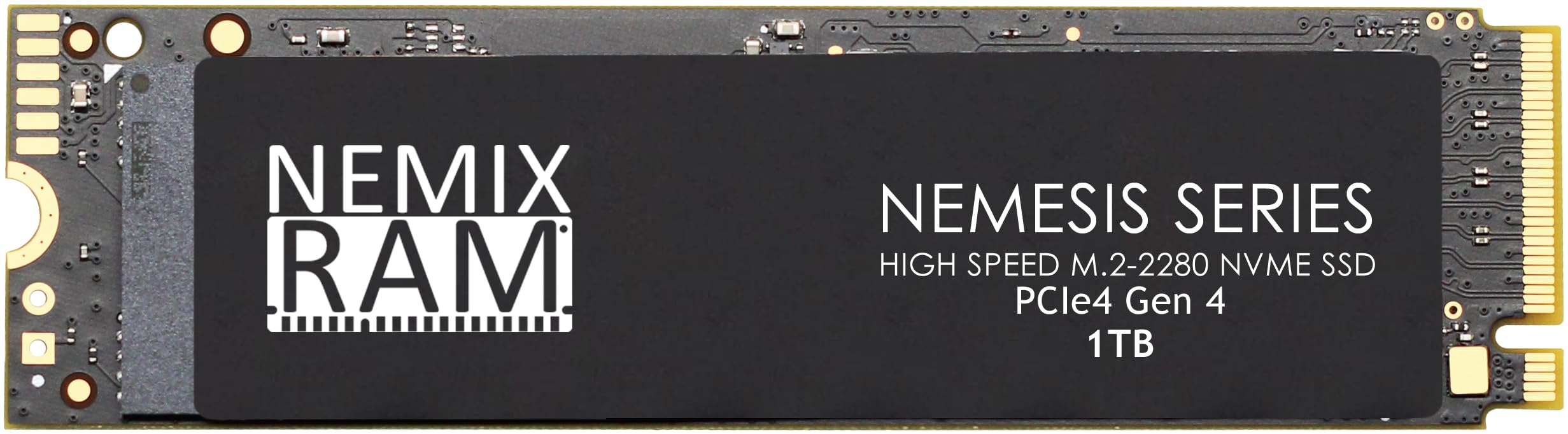 NEMIX RAM Nemesis Series 1TB M.2 2280 Gen4 NVMe SSD for Playstation 5 & PC Gaming Machines Fastest Write Speeds up to 7415mbps Supports PCIe 4 (PCIe3 Backward Compatible)