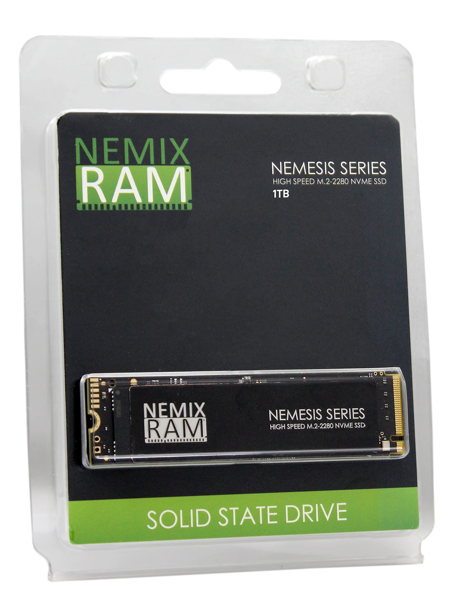 NEMIX RAM Nemesis Series 1TB M.2 2280 Gen4 NVMe SSD for Playstation 5 & PC Gaming Machines Fastest Write Speeds up to 7415mbps Supports PCIe 4 (PCIe3 Backward Compatible)