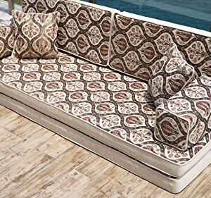 Gray Arabic Floor Sofa Set, Moroccan Home Decor Couches, Arabic Majlis, Turkish Floor Cushion, Ethnic Sofa, Tradional Design Arabic Sofa