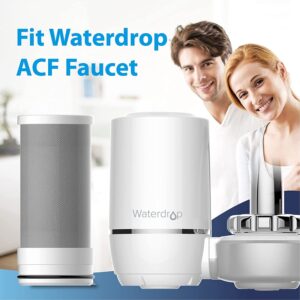 Waterdrop WD-FC-01 NSF Certified 320-Gallon Longer Filter Life Water Faucet Filter & Replacement Filters for ACF Faucet Filtration System