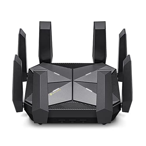 TP-Link AXE16000 Quad-Band WiFi 6E Router (Archer AXE300) - Dual 10Gb Ports Wireless Internet Router, Gaming Router, Supports VPN Client, 2.5G WAN/LAN Port, 4 x Gigabit LAN Ports