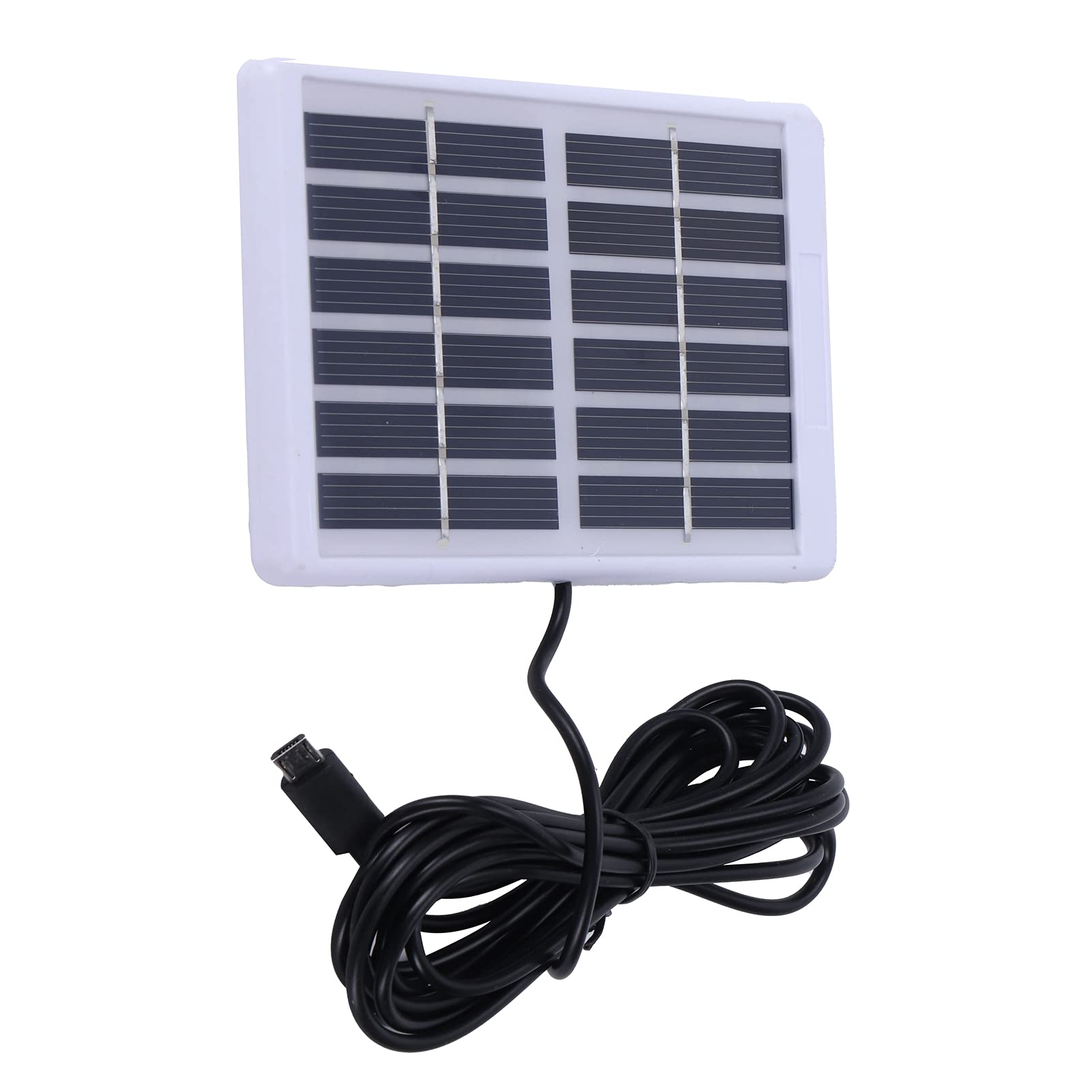 1.2W 6V Mini Solar Panel, USB Solar Panel Charger with Micro USB Port Polycrystalline Silicon Solar Charging Board