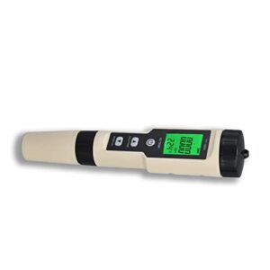 digital hydrogen meter, hydrogen test pen high sensitivity backlit lcd design digital hydrogen meter for aquariums gardening laboratories laboratories water purification drinking water 7.2 1.5in