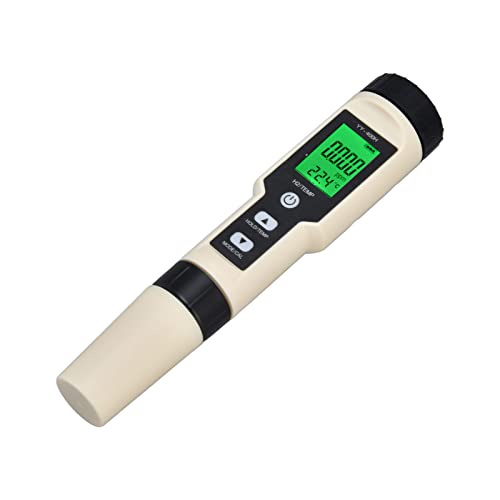 Digital Hydrogen Meter, Hydrogen Test Pen High Sensitivity Backlit LCD Design Digital Hydrogen Meter for Aquariums Gardening Laboratories Laboratories Water Purification Drinking Water 7.2 1.5in