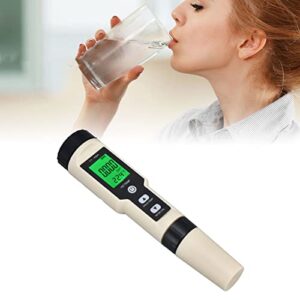 Digital Hydrogen Meter, Hydrogen Test Pen High Sensitivity Backlit LCD Design Digital Hydrogen Meter for Aquariums Gardening Laboratories Laboratories Water Purification Drinking Water 7.2 1.5in